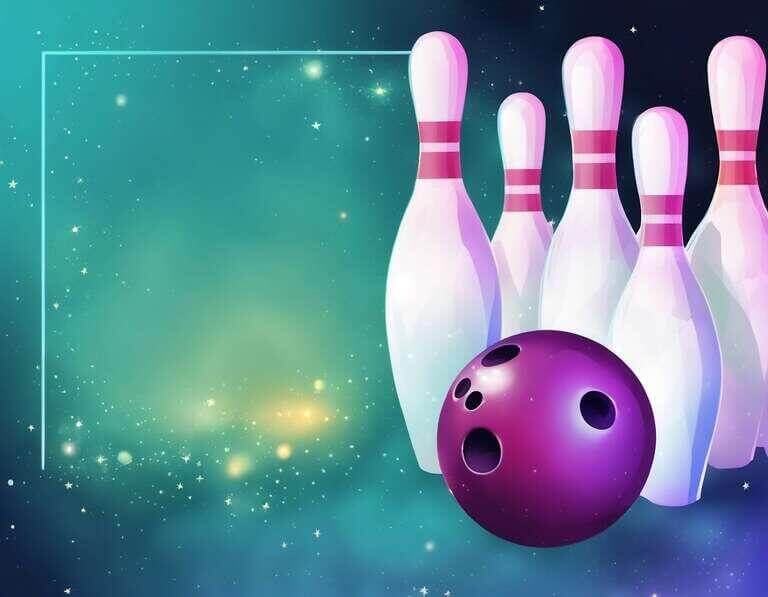 Download Bowling Ball and Pins with Stars in the Background Backgrounds ...