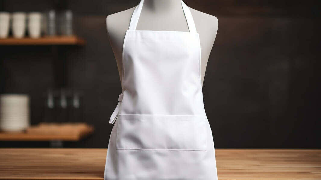 Download Messy Kitchen Scene with Mannequin in Chef's Jacket Mockups ...