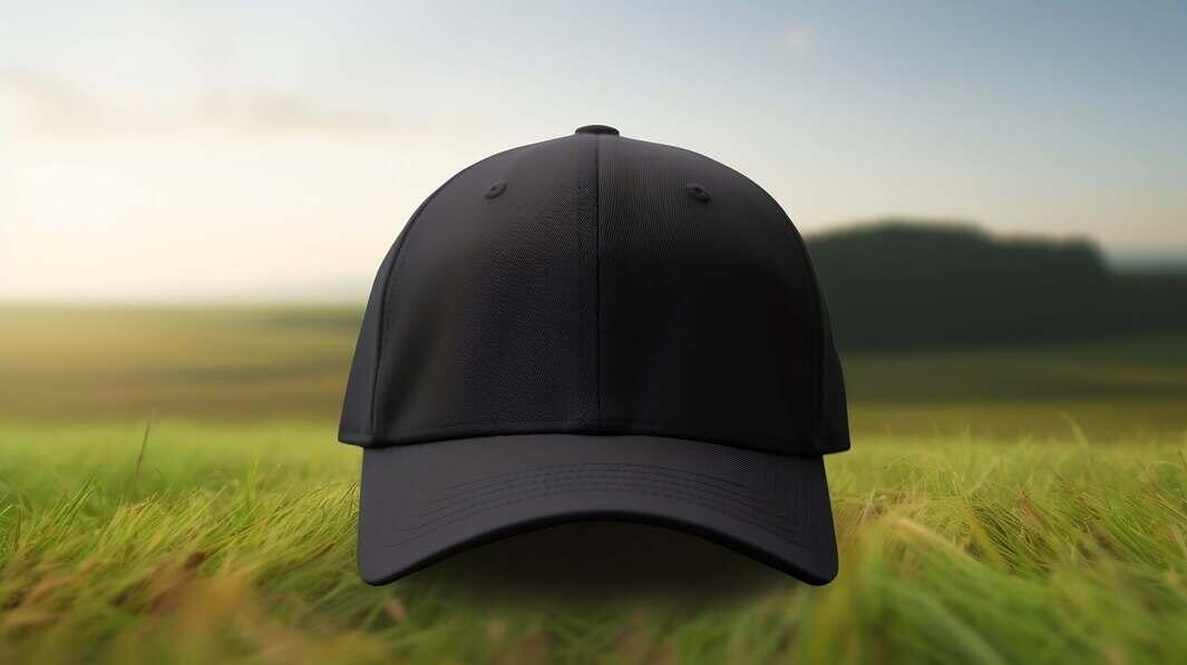 Download Black Baseball Cap on Grass Background Mockups Online ...