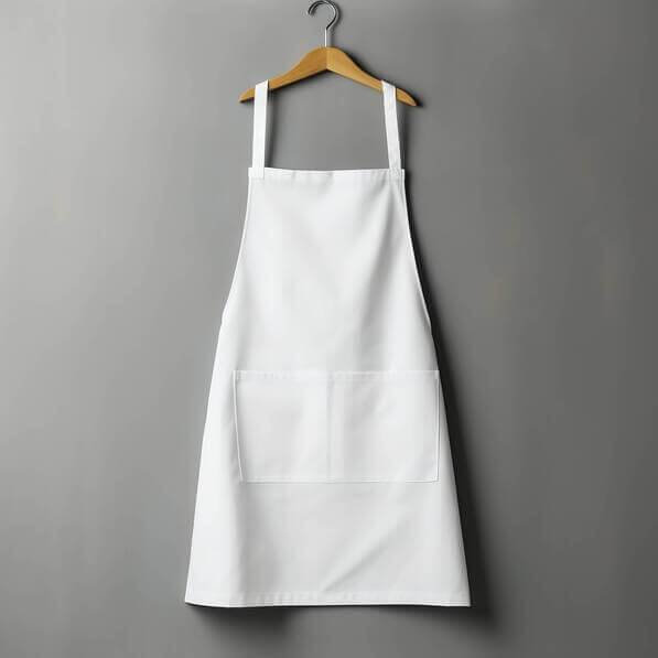 Download White Apron Hanging on Hanger Mockups Online - Creative Fabrica
