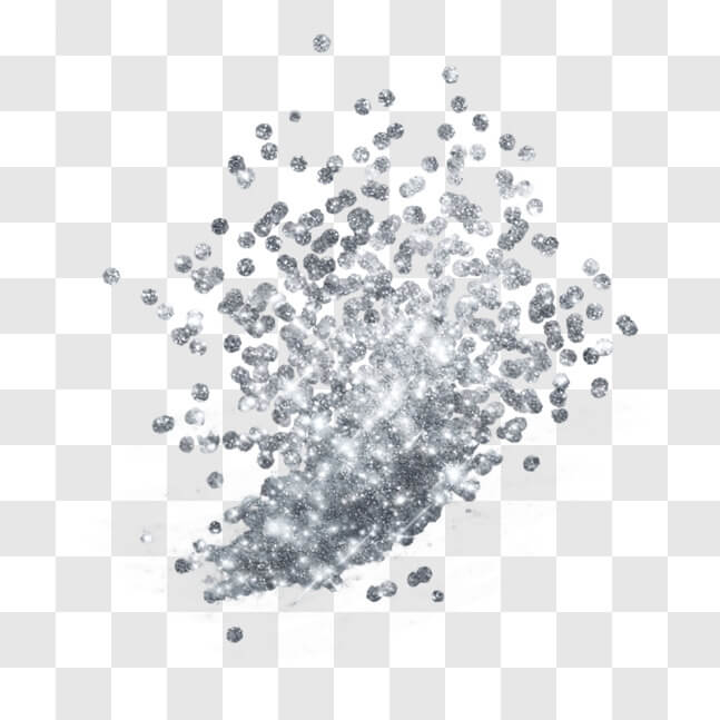 Download Silver Sparkle - Silver Glitter Falling from the Sky PNGs ...