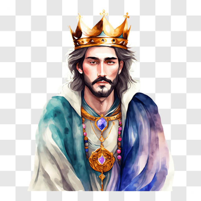 Download Portrait of a Man Representing King David PNGs Online ...