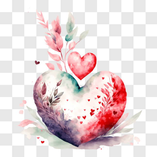 Download Heart-filled with Love - Romantic Artwork PNGs Online ...