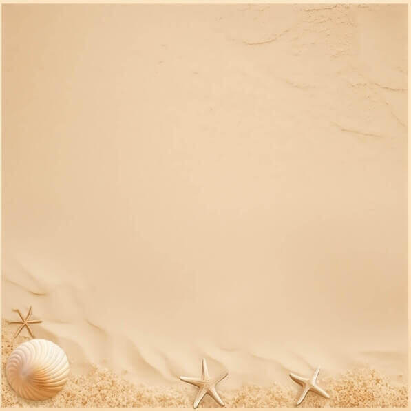 Download Beachy Vibes - Seashells and Starfish on Sandy Background ...