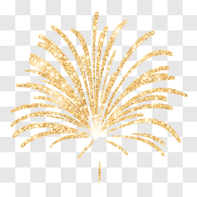 Download Floating gold sparkler for celebrations and events PNGs Online ...