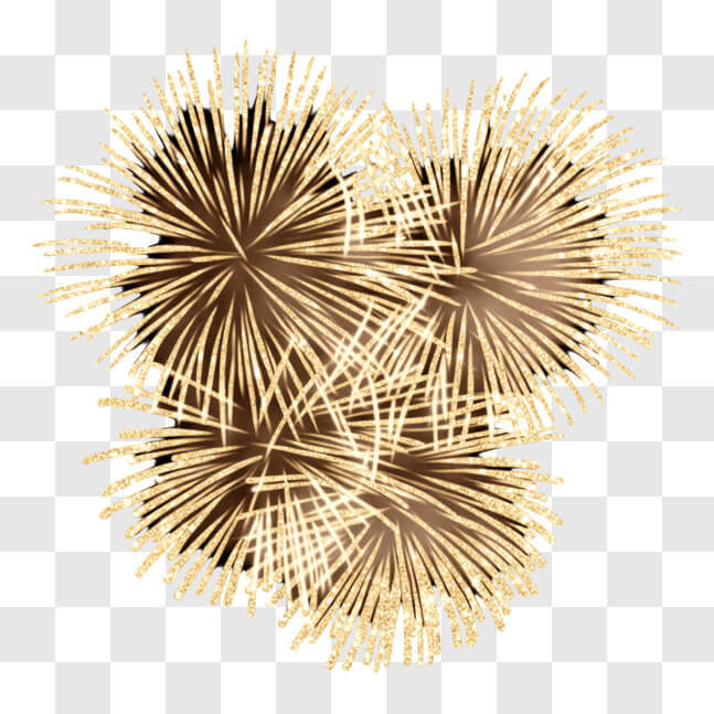 Download Group of Floating Fireworks on Black Background PNGs Online ...