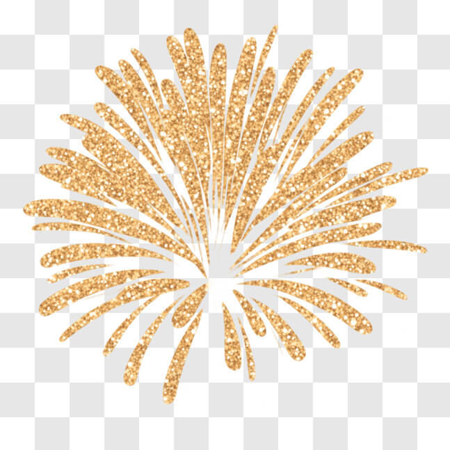 Download Gold Firework Floating in the Air PNGs Online - Creative Fabrica