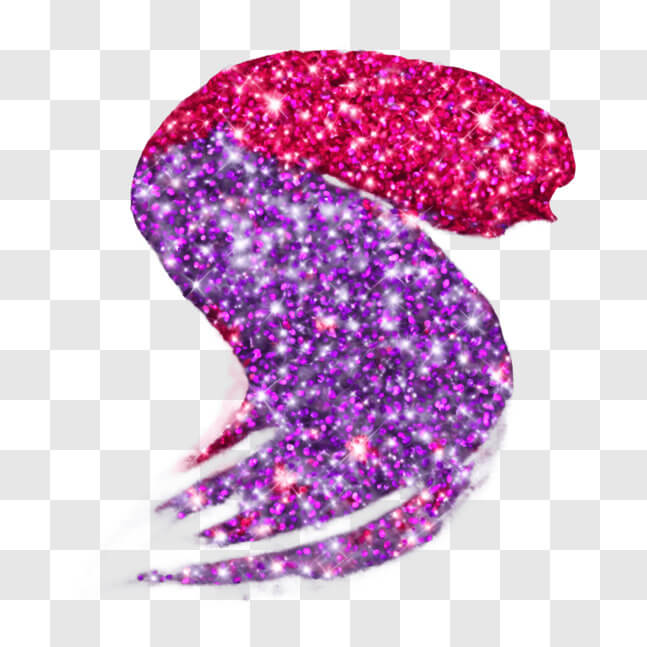 Download Glittered Letter S in Purple and Pink PNGs Online - Creative ...