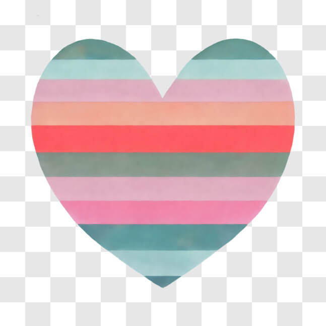 Download Colorful Heart-shaped Object PNGs Online - Creative Fabrica