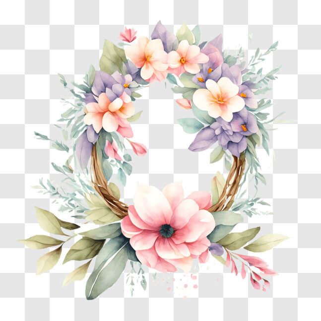 Download Floral Arrow Wreath for Home Decor and Celebrations PNGs ...