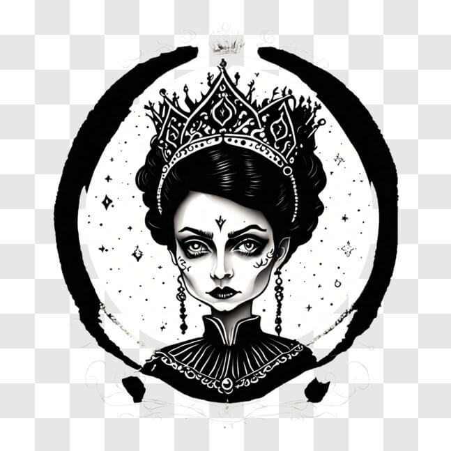 Download Royalty Free Digital Art - Woman with Tiara and Crown PNGs ...