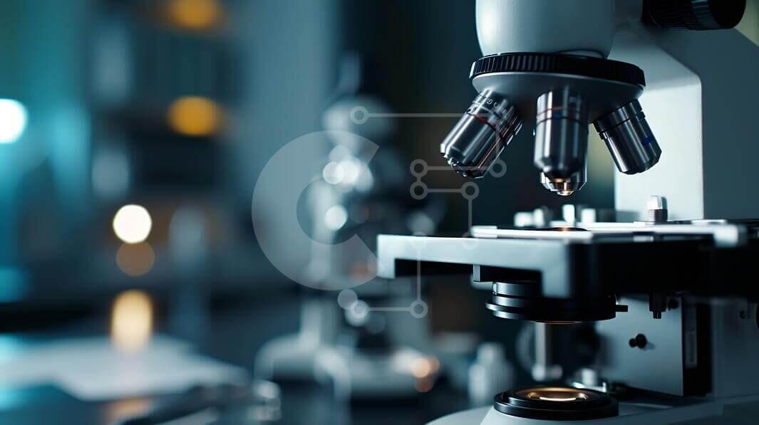 Microscope and Laboratory Equipment for Scientific Research stock photo ...