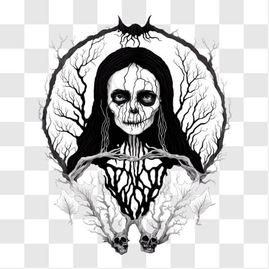 Download Dead Girl in the Woods - Art Photography PNG Online - Creative ...