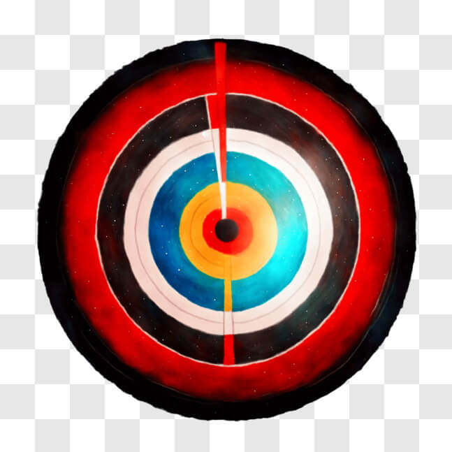 Download Colorful Abstract Archery Target Painting PNGs Online ...