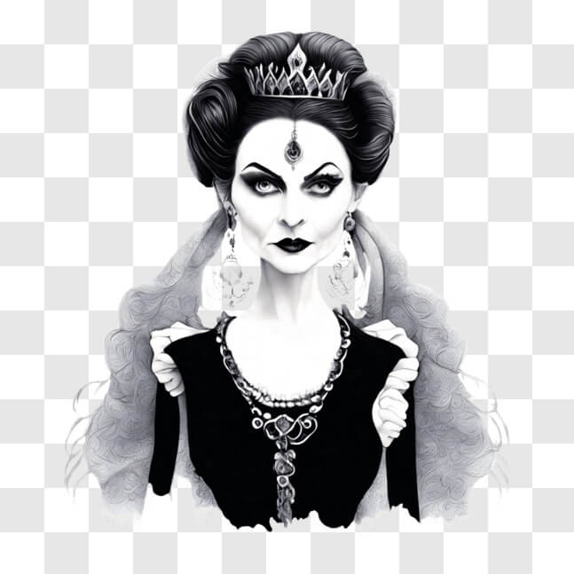 Download Illustration of Woman with Tiara and Crown - Vampires: The ...
