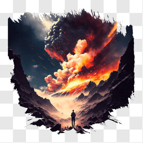 Download Jurassic World: Jurassic Park Movie Poster with Explosions and ...