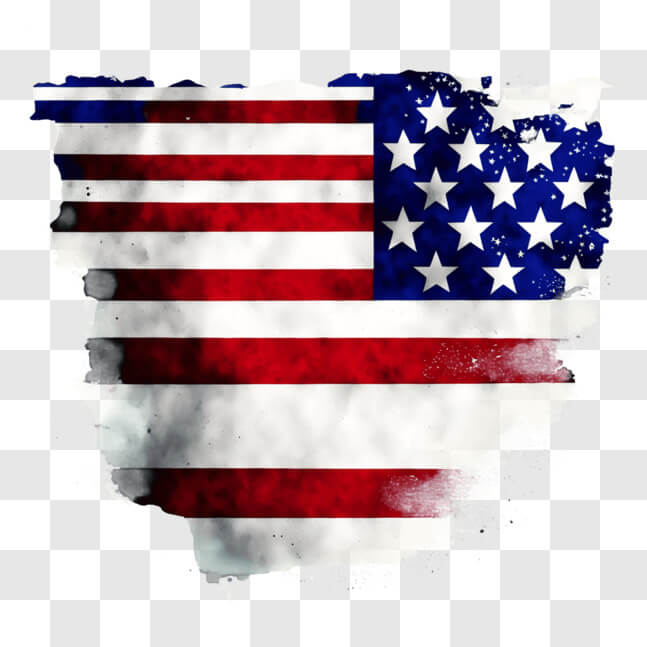 Download American Flag with Grunge Effect PNGs Online - Creative Fabrica