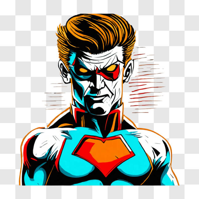 Download Illustration of a Superhero PNGs Online - Creative Fabrica