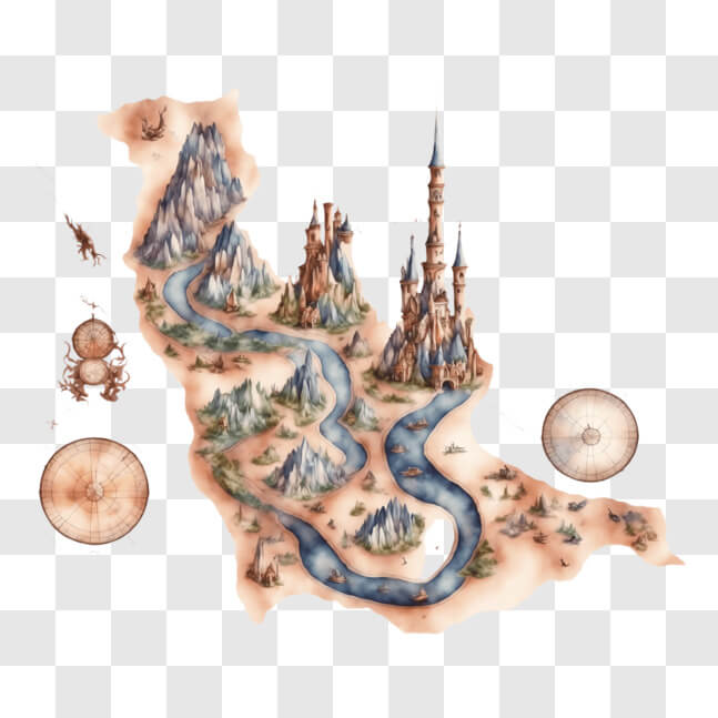 Download Fantasy Map for Role-Playing Games and Virtual Reality ...