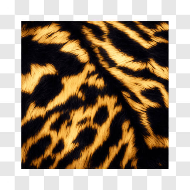 Download Black and Yellow Leopard Print Fabric Background PNGs Online ...