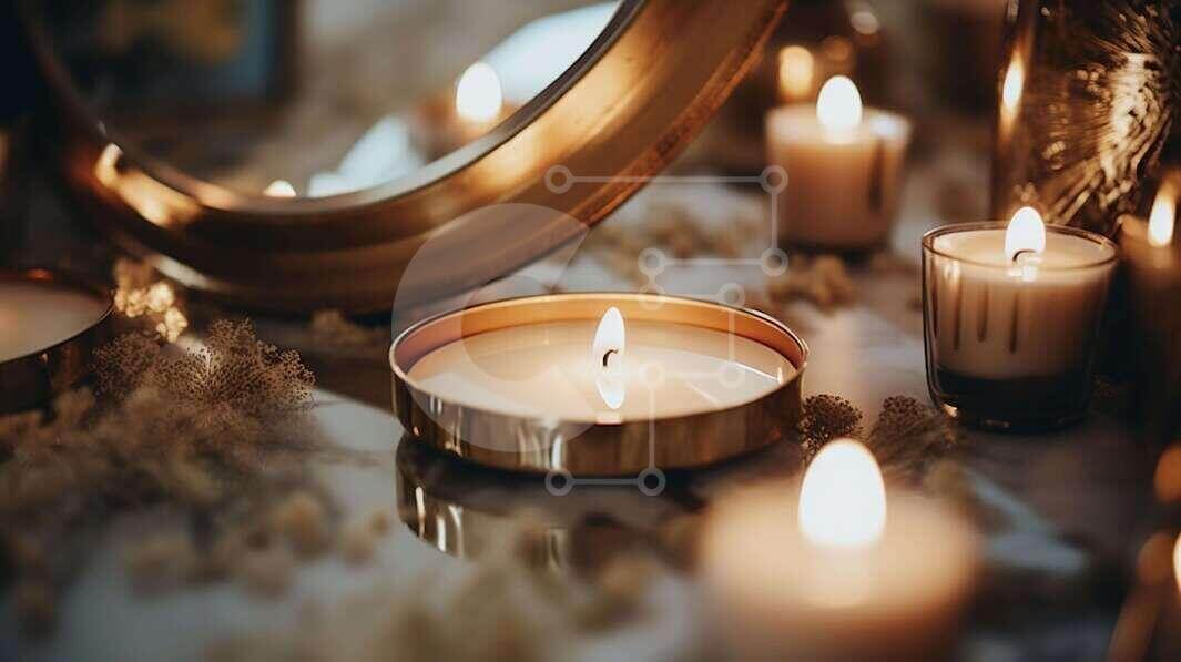 Group of Candles for Rituals or Ceremonies stock photo | Creative Fabrica