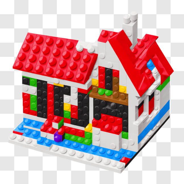 Download Colorful Lego House Interior PNGs Online - Creative Fabrica