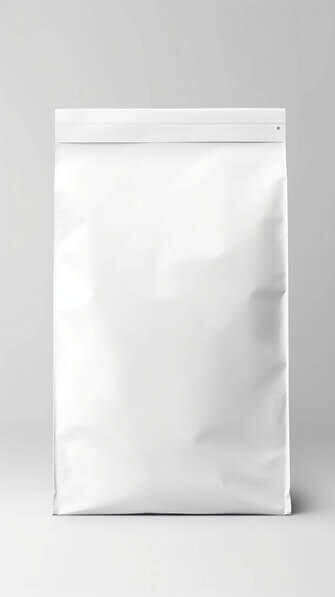 Download Empty White Plastic Bag for Food Packaging and Storage Mockups ...