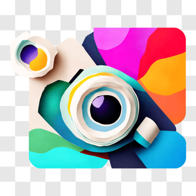 Download Colorful Photoshop App Icon with Eye and Camera PNGs Online ...