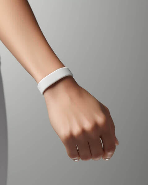 Download Woman's Hand with White Electronic Wristband Mockups Online ...