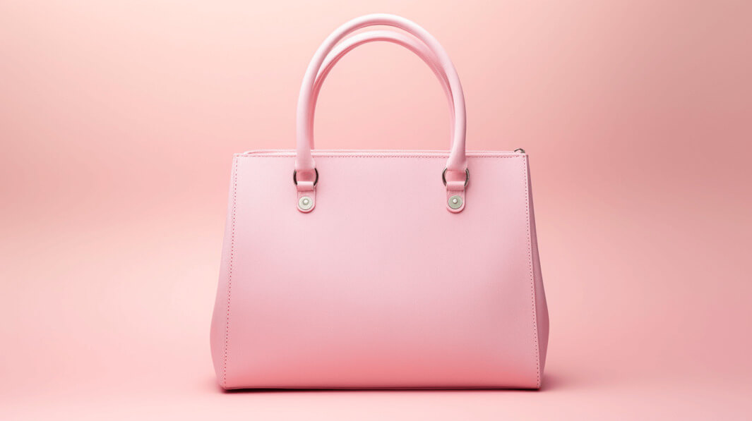 Download Pink Leather Handbag on Pink Background Mockups Online ...