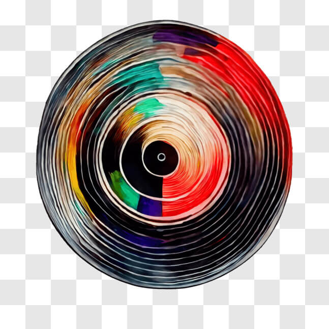 Download Vibrant Spiral-shaped Disc representing Creative Expression ...