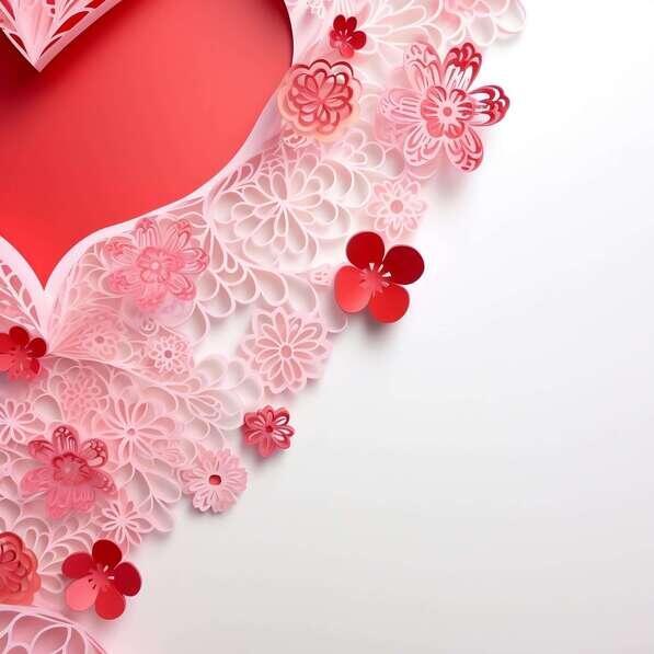 Descarga Recorte de papel en forma de corazón para el Día de San ...