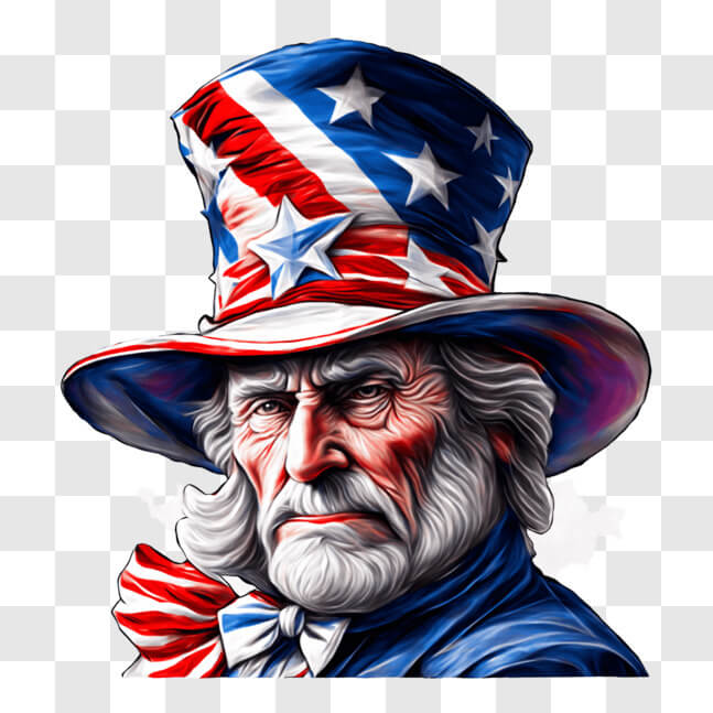 Download Traditional American Uncle Sam Painting PNGs Online - Creative ...