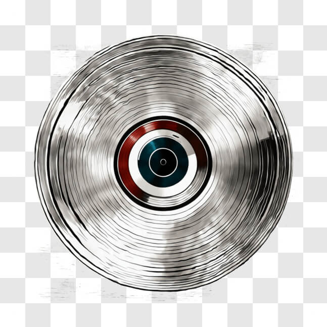 Download Silver Disc on Black Background PNGs Online - Creative Fabrica