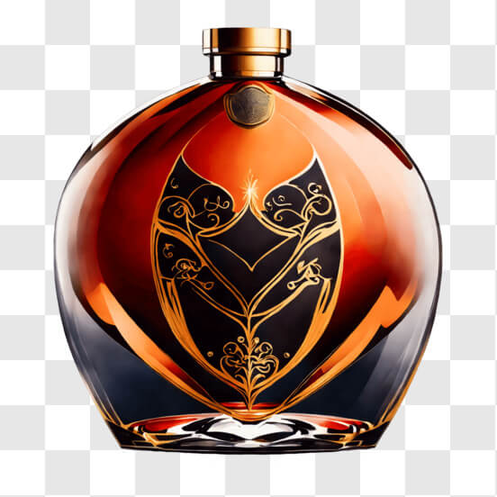 Download Luxury Men's Cologne Bottles with Star-Shaped Label PNG Online ...