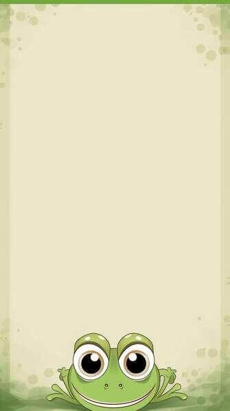 Download Green Frog Frame with Grunge Paper Decoration Backgrounds ...