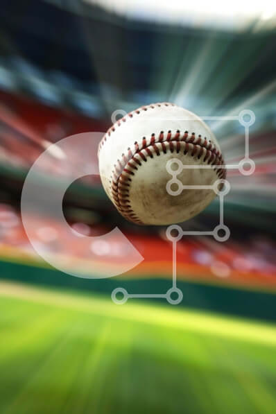 Download Flying Baseball at Sports Stadium or Amusement Park ...