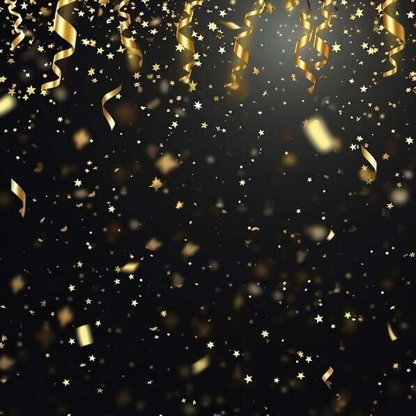 Download Elegant Black and Gold Confetti Background Backgrounds Online ...