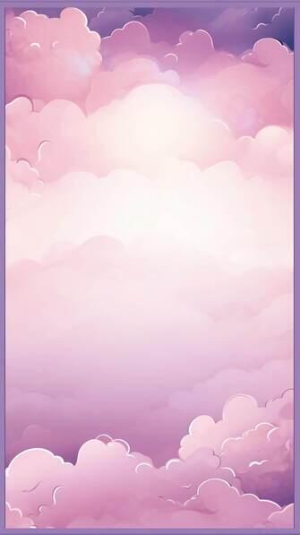 Download Roze en Paarse Lucht met Kleurrijke Wolken Achtergronden ...