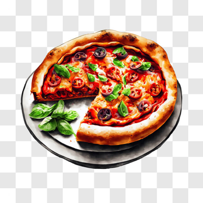 Descarga Disfruta de los sabores de una pizza clásica con tomates ... Descarga Disfruta de los sabores de una pizza clásica con tomates ...