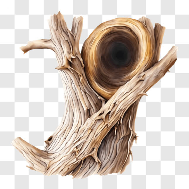 Download Tree Trunk with Visible Hollow PNGs Online - Creative Fabrica