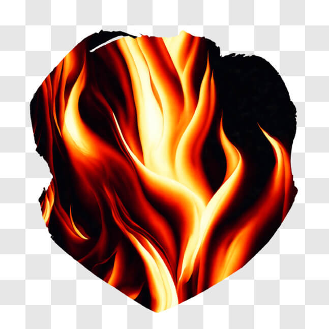 Download Dynamic Flames in Abstract Art PNGs Online - Creative Fabrica