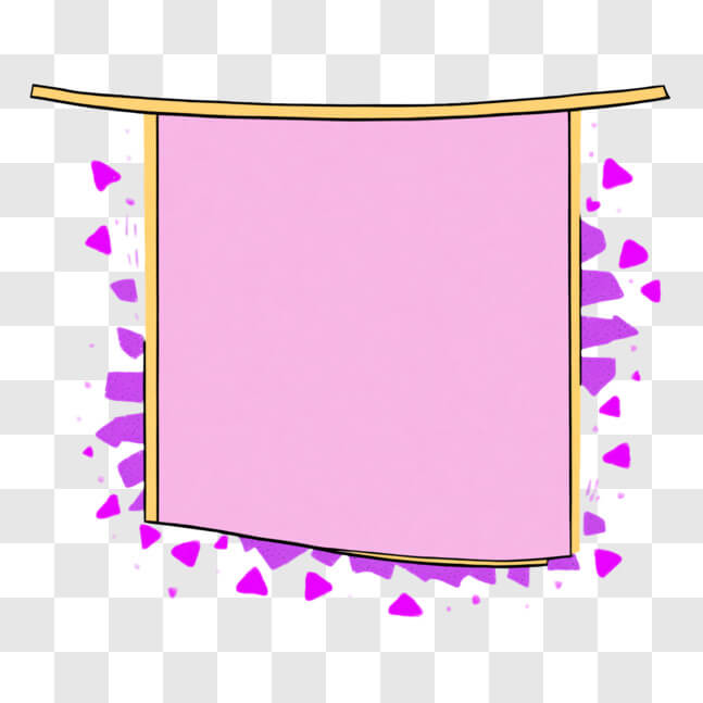 Download Pink Paper Banner for Birthday, Wedding, and Other ...