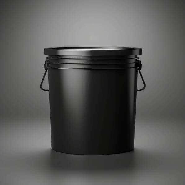 Download Black Bucket on Gray Background for DIY and Industrial Use ...