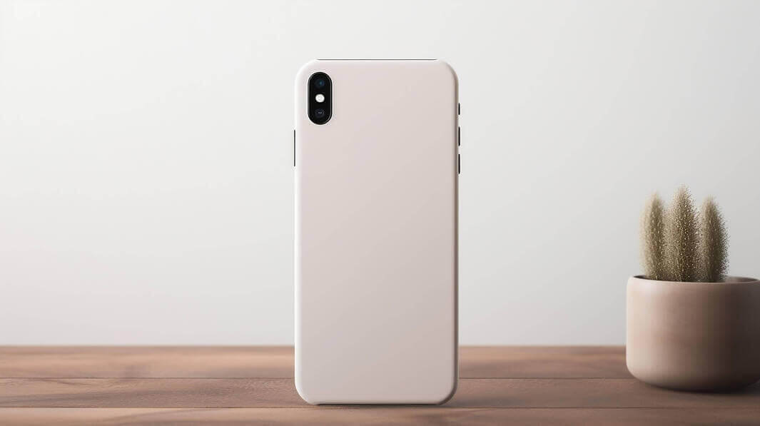 Baixe iPhone X Branco em Mesa de Madeira de Carvalho com Planta de ...