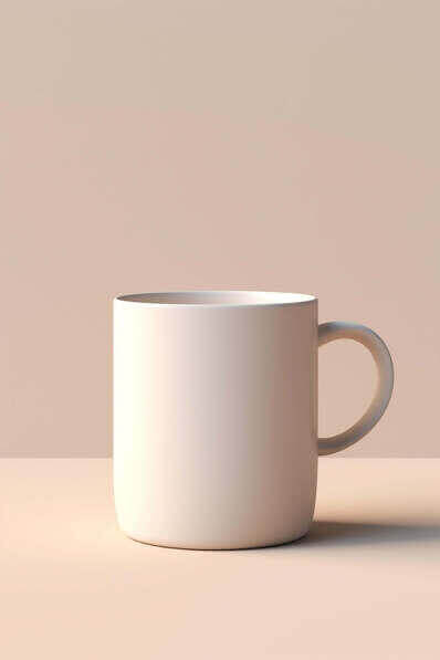 Download White Coffee Cup on Off-White Surface Mockups Online ...