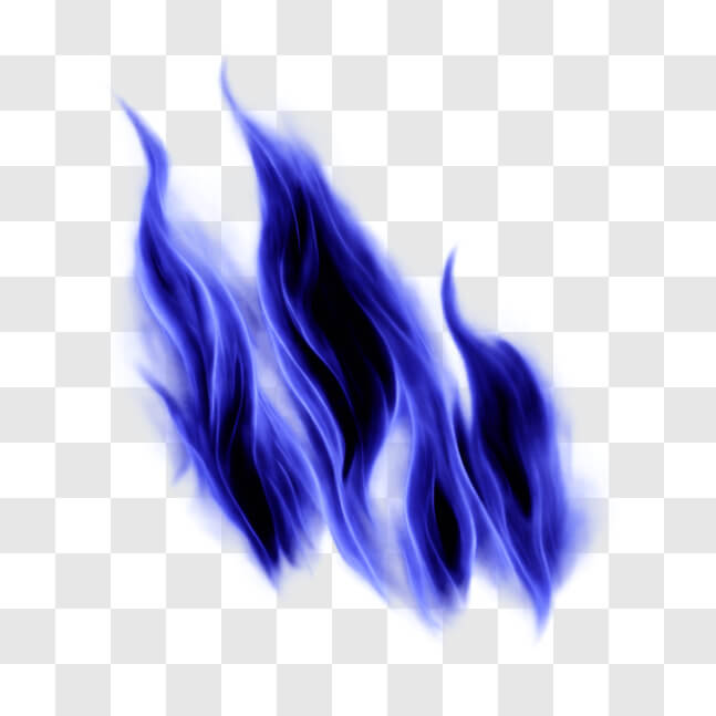 Download Blue Flame with Black Streaks PNGs Online - Creative Fabrica