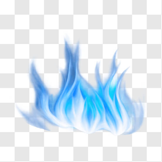 Download Blue Flame Visual Design Element PNGs Online - Creative Fabrica