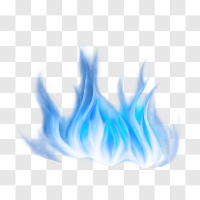 Descarga Llama azul flotando en el aire PNGs En Línea - Creative Fabrica