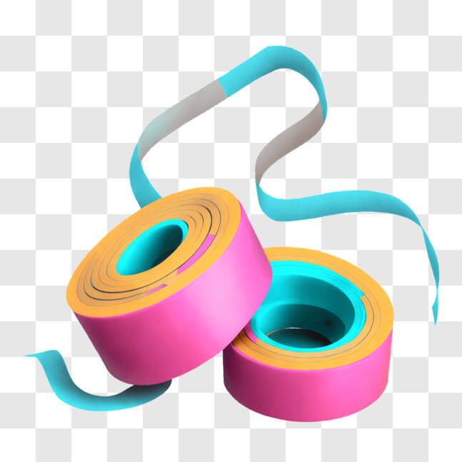 Baixe Rolo de Fitas Coloridas para Arte e Artesanato PNGs - Creative ...